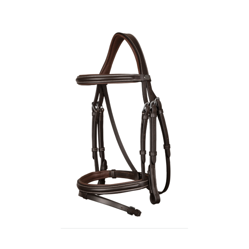 Classic Flash Noseband Bridle - Working by Dy'on